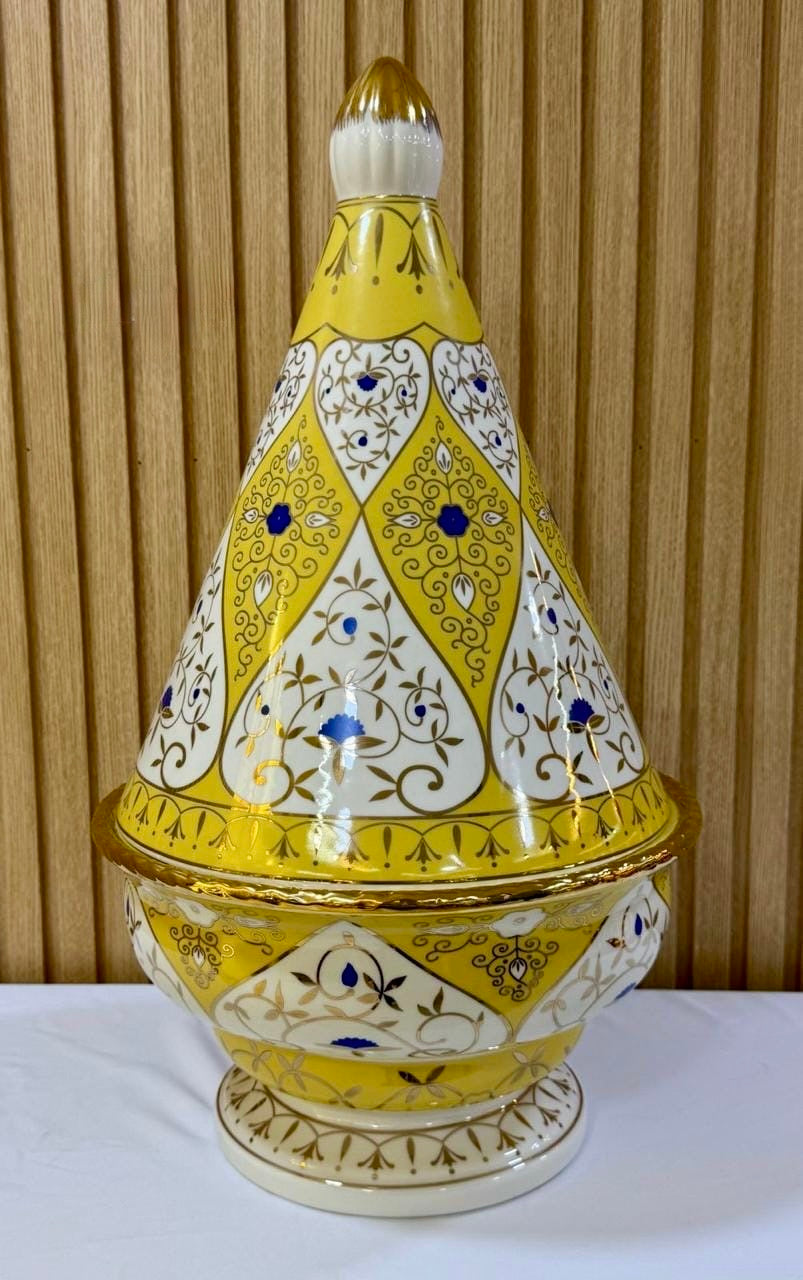 Grand Tayfour Marocain Jaune – MAISONIA